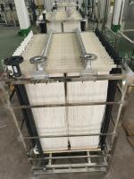 China Domestic 0.05pore PVDF Hollow Fiber MBR Flat Sheet Membrane Mbr 15LMH for sale