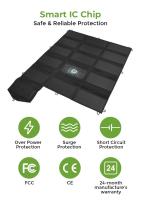 China Flexible Sunpower 100w Portable Solar Panel Charger For RV Power Station MONO Cell for sale