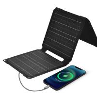 China 20W Mono Cell Portable Solar Bag with USB Type-C Output and ETFE Surface Material for sale