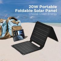 China 20W Mono Cell Portable Solar Bag with USB Type-C Output and ETFE Surface Material for sale