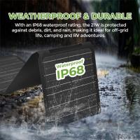 China 30W 12V Foldable Solar Panel Your Essential Tool For Portable Cell Phone Charging for sale