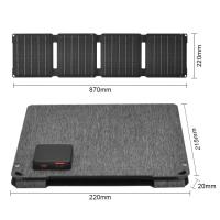 China 30W 12V Foldable Solar Panel Your Essential Tool For Portable Cell Phone Charging for sale