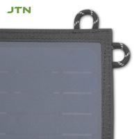 China Waterproof Portable Sunpower Solar Panel Charger 28W Foldable Fabric For Camping for sale