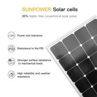 China Sunpower OEM Flexible Solar Panel Mounts ETFE 100w 120w 200w for sale
