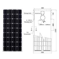 China IP65 Waterproof 100w Foldable FacialMono Solar Panel For Outdoor Adventures for sale