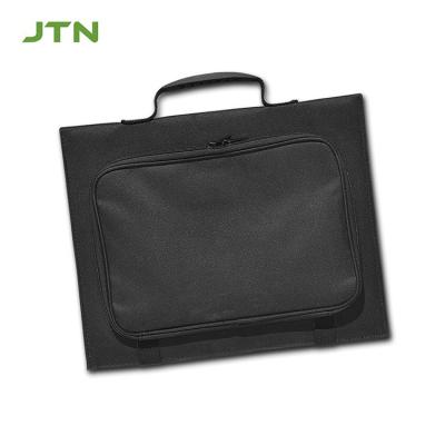 China Waterproof IP65 Mono Solar Cell 30W USB 2.0 Output Camping Charger Small Foldable Black for sale
