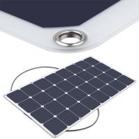 China Rechargeable Flexible Adhesive Solar Panels 100W Semi Rigid For Campervan for sale