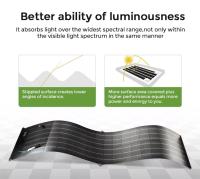 China Home Commercial Flexible Solar Modules Panels 100W ETFE Rollable CIGS for sale