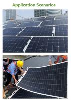China Monocrystalline 300 Watt Flexible Solar Panel 370W For RV Boat Waterproof MWT for sale