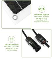 China 300w 10kw Solar Flexible Photovoltaic Panels Kit For Home 220v IP65 Waterproof for sale