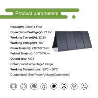 China RV Power Station Solar Blanket with 400W Foldable Panel and Type-C/USB Outputs for sale