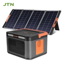 China Battery Powered Solar Panel Powerstation Lifepo4 Lithium Ion 100W Foldable for sale