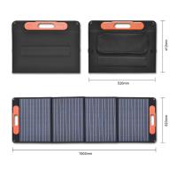 China Battery Powered Solar Panel Powerstation Lifepo4 Lithium Ion 100W Foldable for sale
