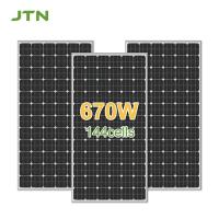 China Waterproof IP65 670w Solar Panel Installation with A Grade and Compatible Connector for sale