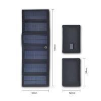 China Sunpower Cells 14w 15w Folding Solar Phone Charger Panel with PET/ETFE Surface Material for sale