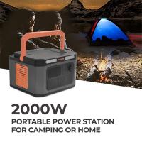 China Portable LiFePO4 Solar Generator Pure Sine Wave Powerstation MPPT 2000Wh 110V for sale