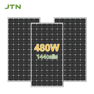 China 480W Full Black Mono Perc Module Photovoltaic Plates for sale