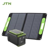 China Outdoor Camping Solar Panel Powerstation Portable Generator Lifepo4 Lithium 110V 200W for sale
