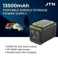 China Outdoor Camping Solar Panel Powerstation Portable Generator Lifepo4 Lithium 110V 200W for sale
