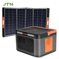 China Folding MPPT Solar Panel Powerstation 1000W Powered Energy Storage System for sale