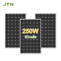 China Monocrystalline Solar Voltaic Cell Thin Film PV Panels 250 Watt 18V 30V 36V For RV Energy for sale