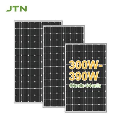 China All Black BIPV Poly Mono Solar Panel 370W Customized for sale