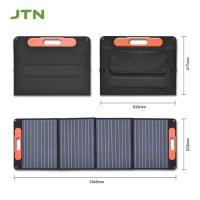 China MC4 Socket Folding Portable Solar Panel Solar Charger For Camping 24v 120w 150w for sale