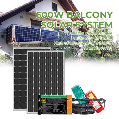China Pure Sine Wave Flexible Photovoltaic Cells Solar Panel System For Balcony for sale