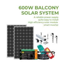 China Polycrystalline Silicon Solar Power Panel Kit Off Grid Inverter Charger 600 Watt for sale