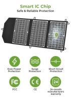 China Lightweight Portable Solar Panel Mono Cell USB Port 20W For Mobile Homes for sale