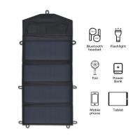 China Solar Panel Charger Panels 28 Watt 6 Monocrystalline Folding Kit 28W Foldable Backpack for sale