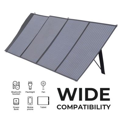 China 200W Mono Crystalline Half Cell Foldable Solar Panel With Waterproof IP65 6.5KG for sale