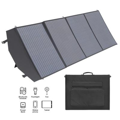 China OEM/ODM Supported 200W Portable Foldable Solar Panel Charger For Camping And Hiking for sale