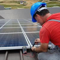 China 3kw Monocrystalline Solar Panel Roof Mounting Kit For Business FCC Certified for sale