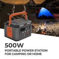 China Wireless Charging Solar Panel Powerstation Generator 500Wh For Camping for sale