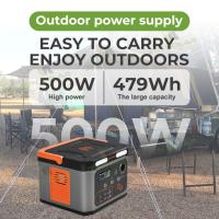 China Wireless Charging Solar Panel Powerstation Generator 500Wh For Camping for sale