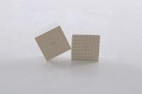 China VOC Honeycomb Catalytic Converter Substrate White And Cellular for sale