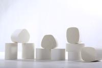 China Honeycomb Ceramic / Catalyst Supports White For Vehicle Exhaust for sale