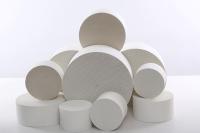 China Industrial SCR Honeycomb Ceramic Filter Round And White for sale