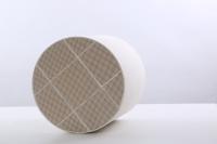China Customize DPF Substrate , Motorcycle Catalytic Converter Cordierite Honeycomb for sale