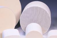 China VOC Honeycomb Ceramic Support , High Temperature Ceramic for sale