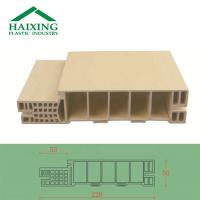 China Customized Plastic Windows and Doors Frame PVC/WPC Door Profiles with Modern Design for sale