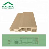 China Customized Plastic Windows and Doors Frame PVC/WPC Door Profiles with Modern Design for sale
