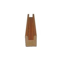 China PVC Foam Square Post 100x100mm Wood Grain Embossed for Garden Entrance for sale