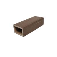 China PVC Foam Square Post 100x100mm Wood Grain Embossed for Garden Entrance for sale