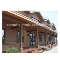 China ASA Surface WPC Clapboard 100-180mm Wood Texture Wall Panel UV Resistant 2m Length for sale