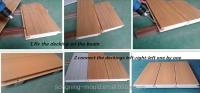 China PVC Foam Outdoor Decking 140mm x 25mm Modern Matt Finish Composite Flooring for sale