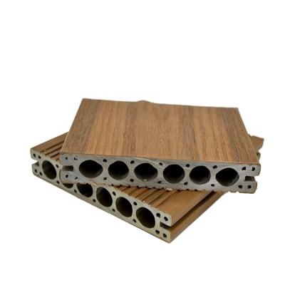 China PVC Composite Decking 140x25mm Outdoor Garden Balcony WPC Decking Board 20 Year Life for sale