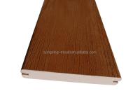 China PVC Composite Decking 140x25mm Outdoor Garden Balcony WPC Decking Board 20 Year Life for sale