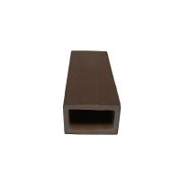 China PVC Foam Square Post 100x100mm Wood Grain Embossed for Garden Decking for sale